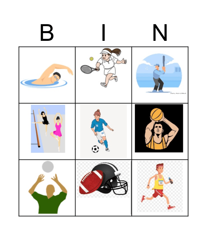 LOS DEPORTES Bingo Card