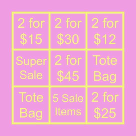 Basics Bingo! Bingo Card