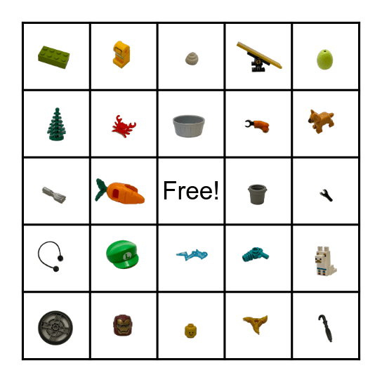LEGO Bingo! Bingo Card