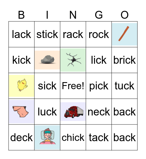 ck Bingo Card