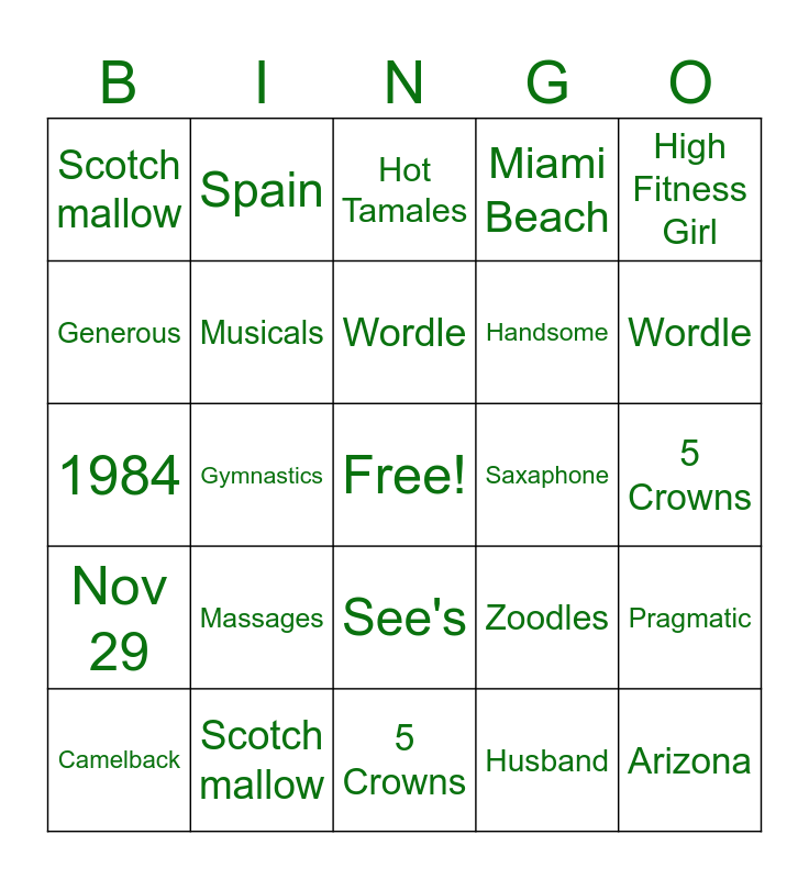 D R. D A N Bingo Card