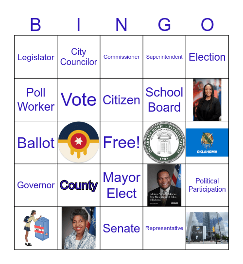 STATE AND LOCAL GOVERNMENT Bingo Card