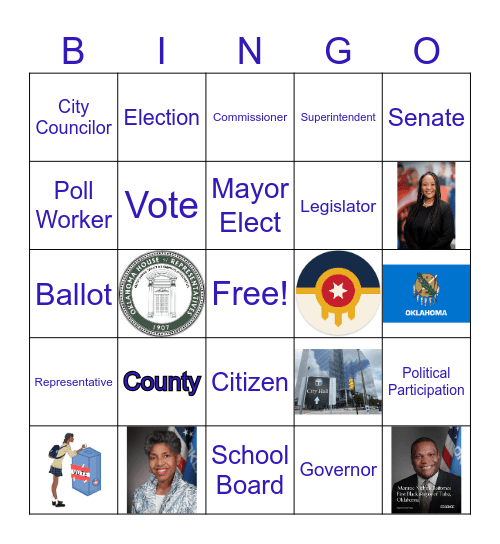 STATE AND LOCAL GOVERNMENT Bingo Card