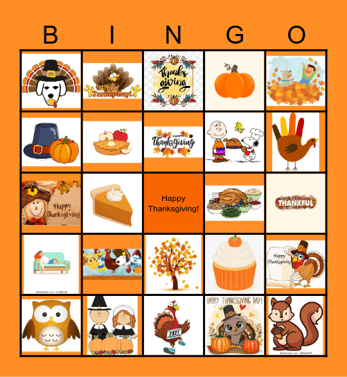 Ingram Micro Thanksgiving Bingo Card