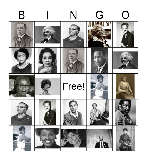 BHM 2025 African American and Labor Bingo Card