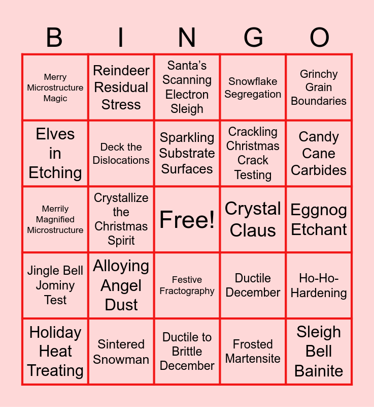 BCAST BINGO Card