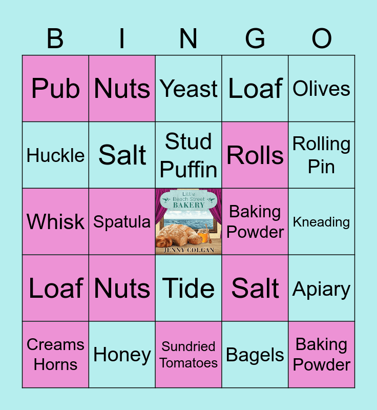 Little Beach Street Bakery Bingo Card