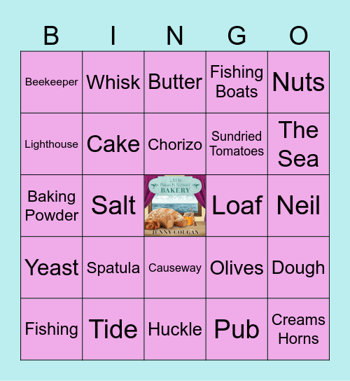 Little Beach Street Bakery Bingo Card