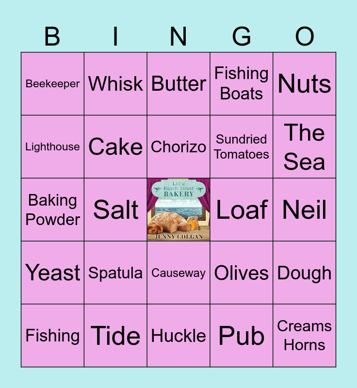 Little Beach Street Bakery Bingo Card