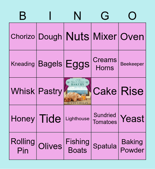 Little Beach Street Bakery Bingo Card