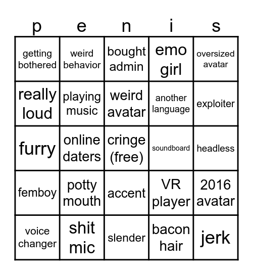 Mic Up Bingo Card Mic Up Bingo Card
