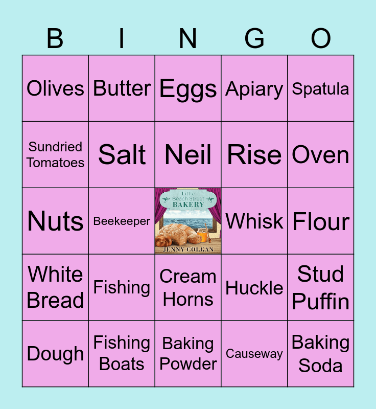 Little Beach Street Bakery Bingo Card