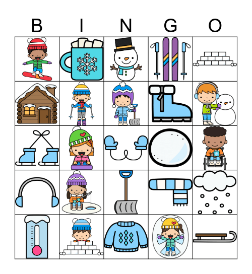 L'hiver #1 Bingo Card
