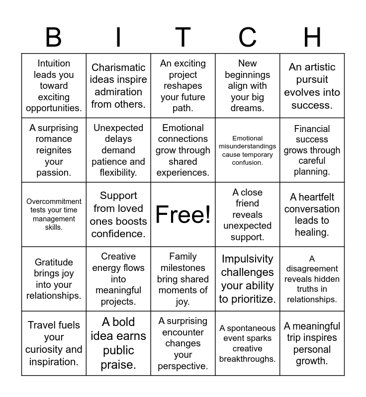 Gemini ♊️ | Leo ♌️ | Pisces ♓️ Bingo Card