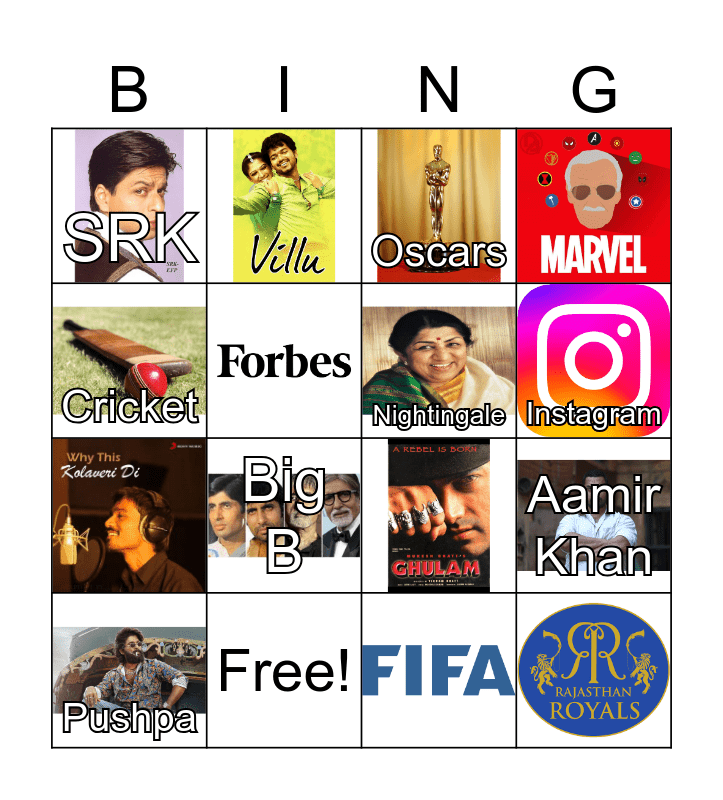Watermark BINGO Card