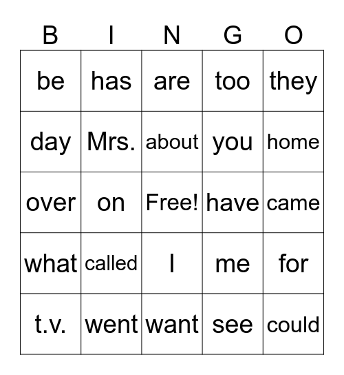 33 Bingo Card