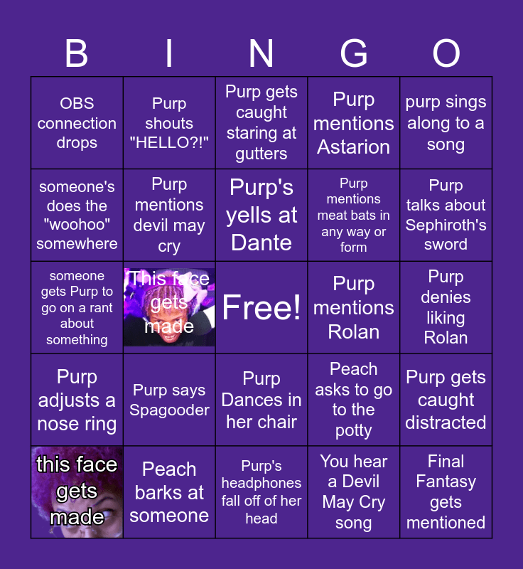 The Storm Bingo! Bingo Card