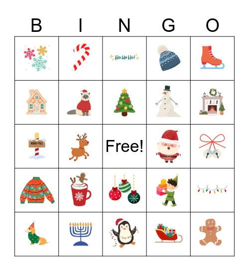 HOLIDAY BINGO Card
