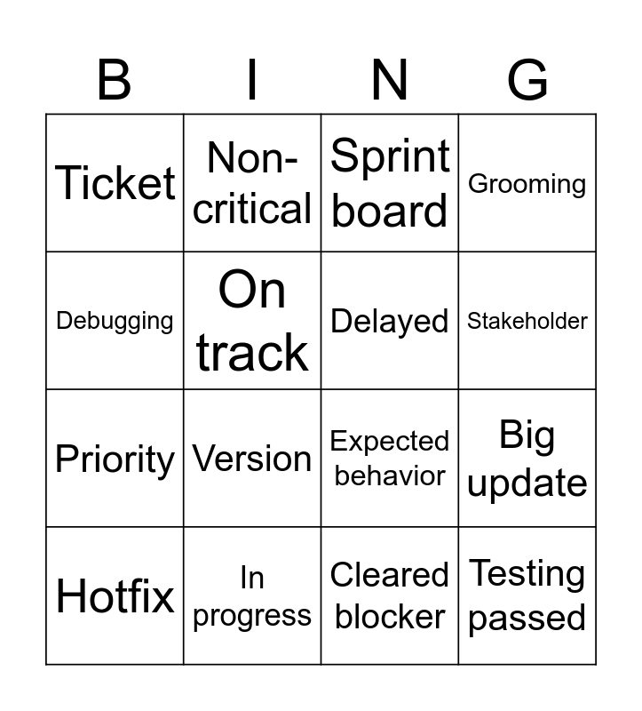 Daily Bingo Card