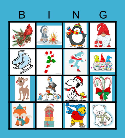 Winter Bingo! Bingo Card