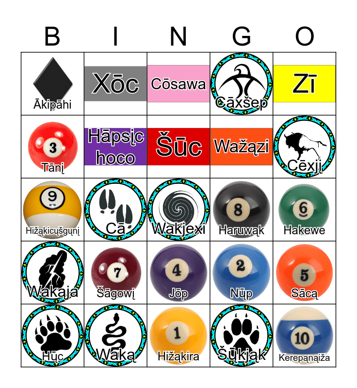 HoCak Bingo! Bingo Card