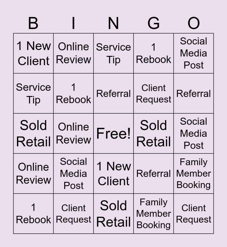 Floor Bingo Sheet Bingo Card