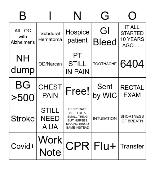 Untitled Bingo Card Untitled Bingo Card