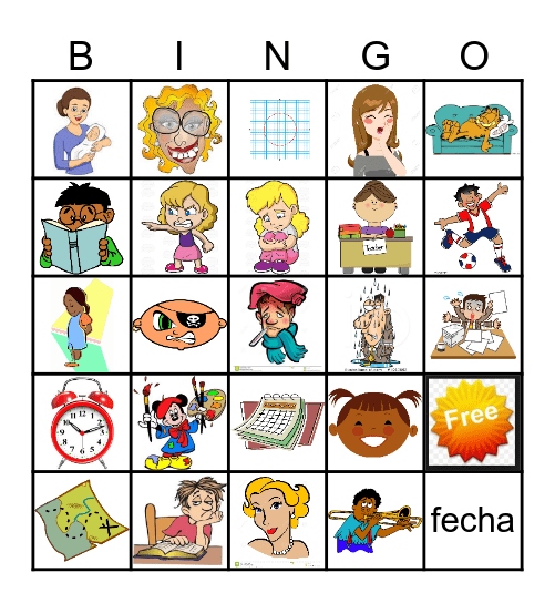 Ser vs Estar Bingo Card