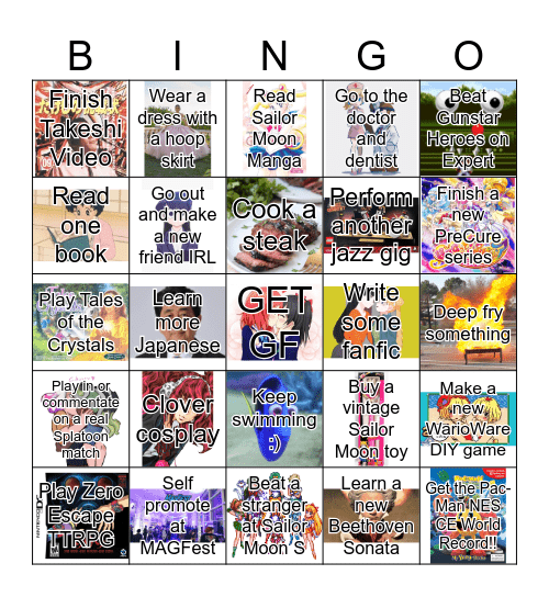 2025 Isabelle's Personal Bingo Card