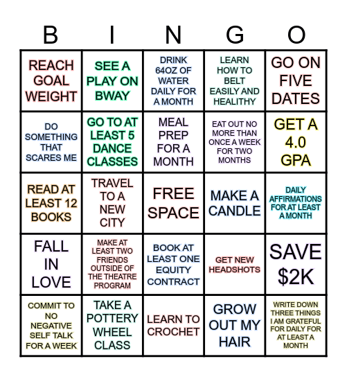 2025 Bingo Card 2025 Bingo Card