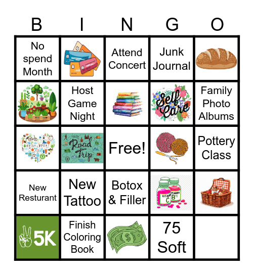2025 Bingo Card