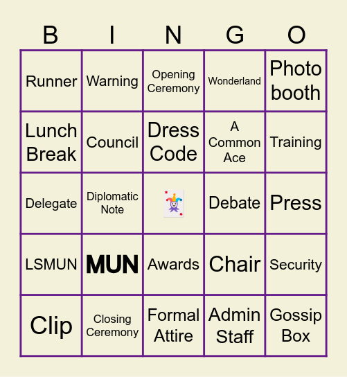 Runner & security training Bingo Card