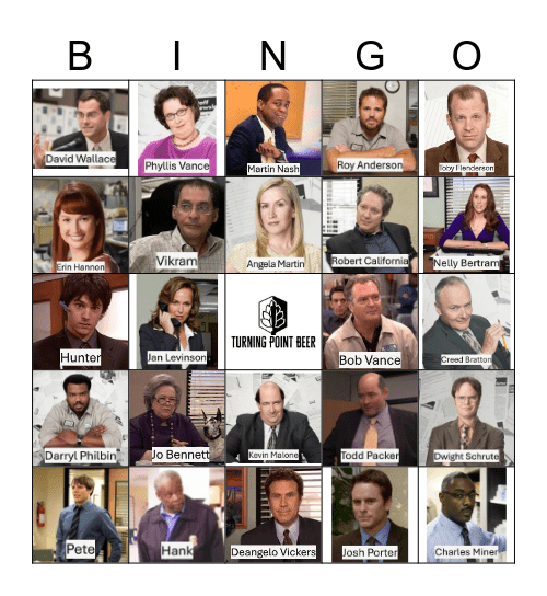 The Office Bingo - Round 1 Bingo Card