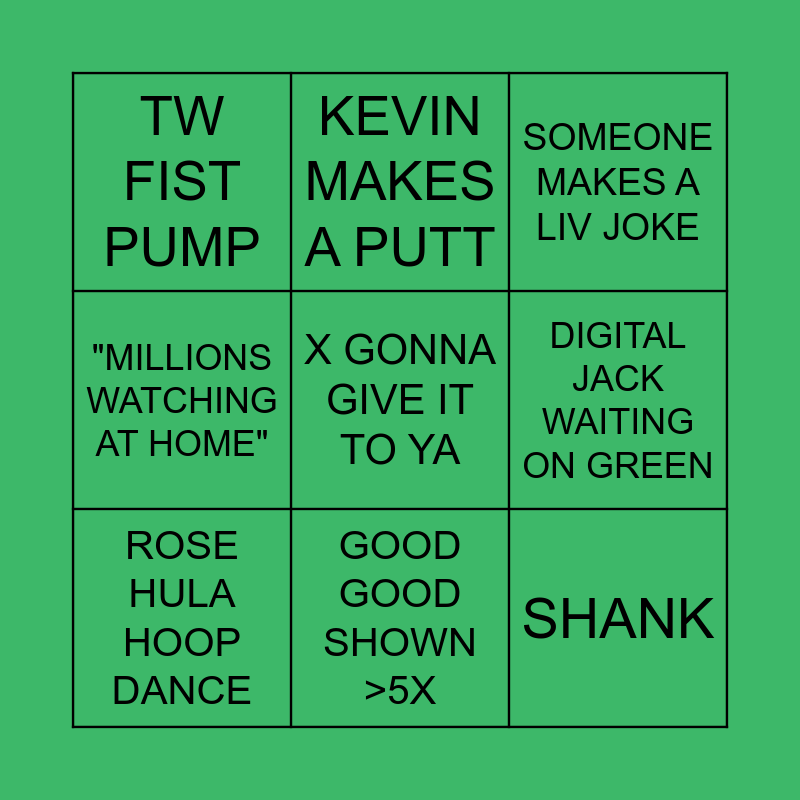 TGL Wk 2: LAGC vs Jupiter 4L Bingo Card