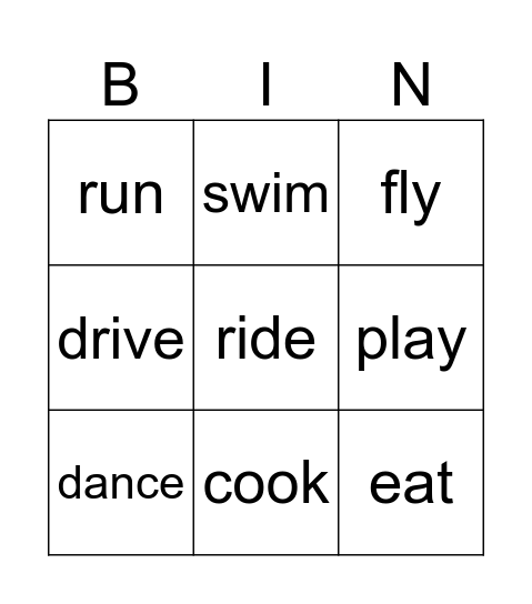 Tic Tac Toe Bingo Card