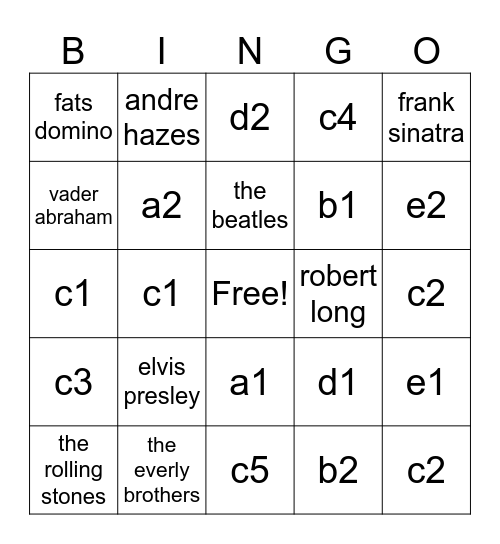 JdB Wveen 40 jaar!! Bingo Card