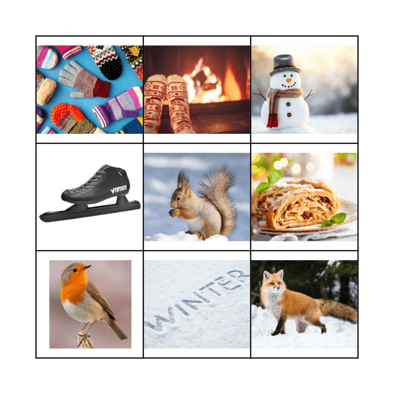 Winterbingo Card
