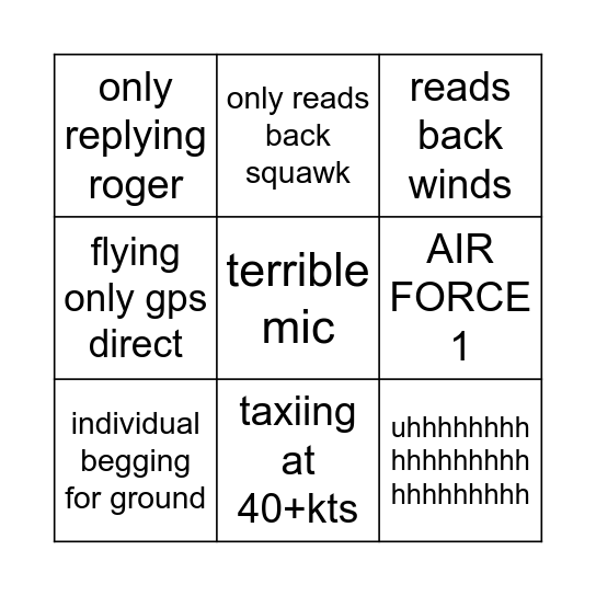 ATC24 bingo Card
