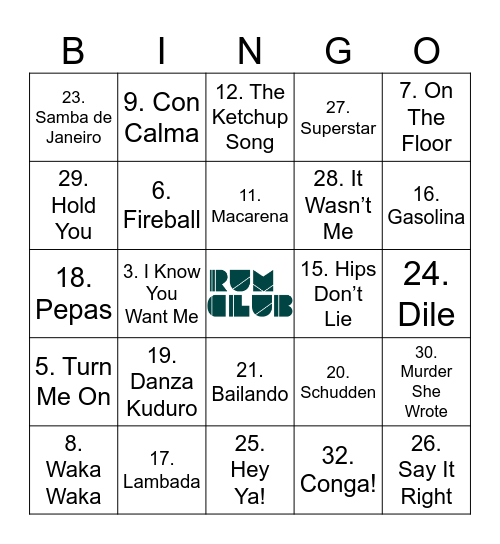 ronde 1 caliente 2025 Bingo Card