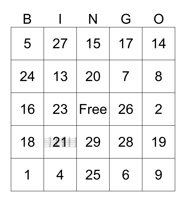 Sprint Planning Bingo Card