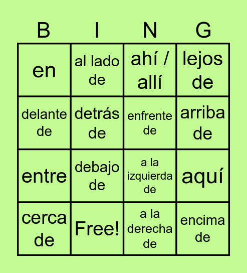 SP2: UP (Terms 70-85) Bingo Card