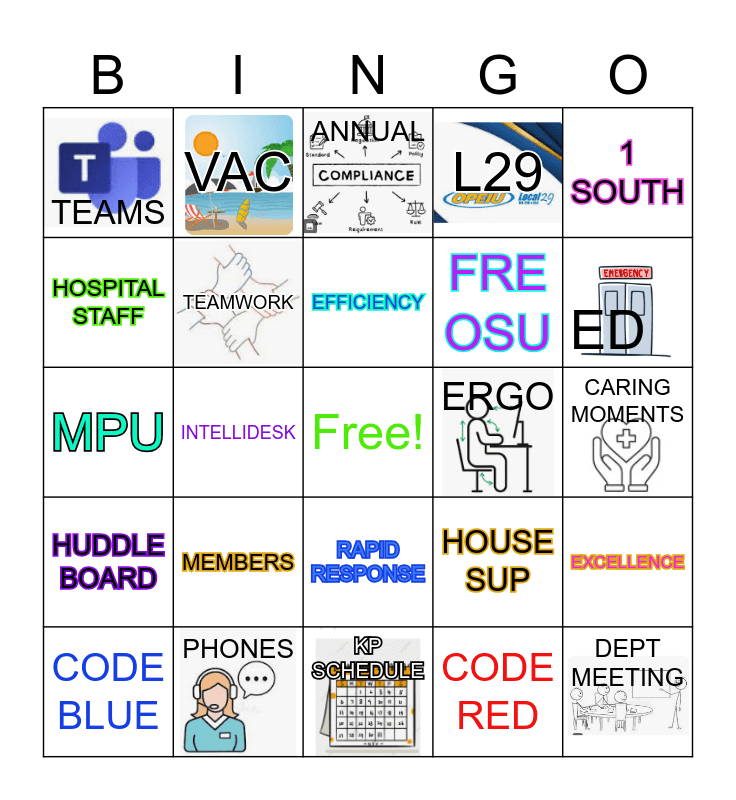 COMMUNICATIONS OPERATOR BINGO Card