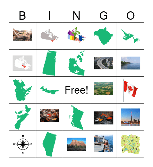 Gr. 3 - Social Studies Bingo Card