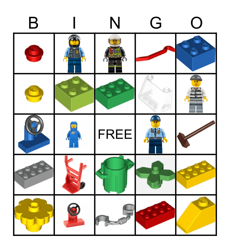 LEGO Bingo Card