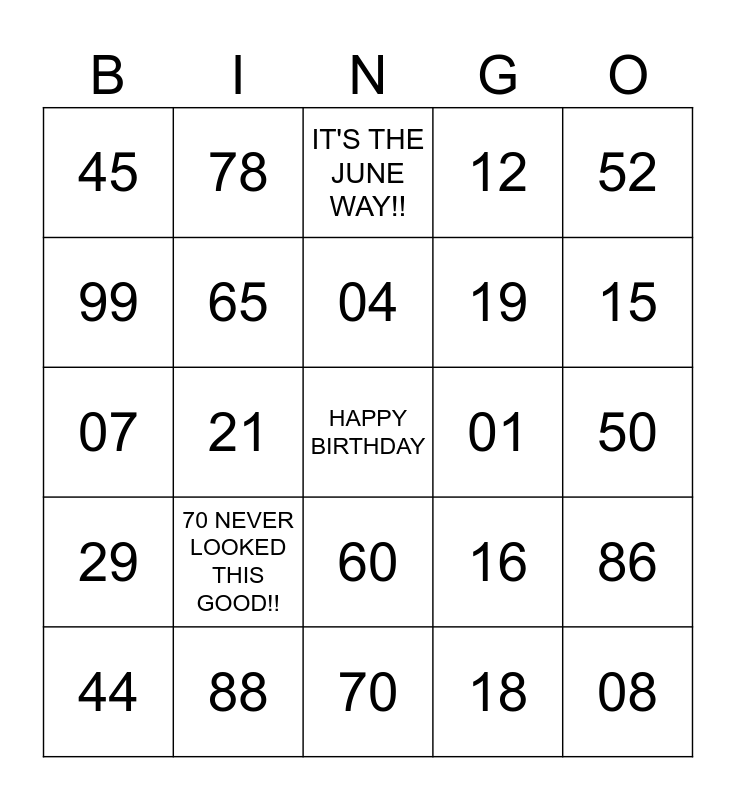 AIN'T NO FUN IF VAL BROOKS CAN'T HAVE NONE Bingo Card