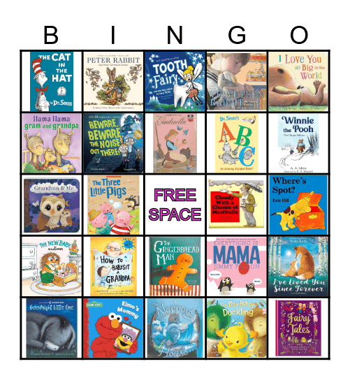 BABY BOOKS Bingo Card