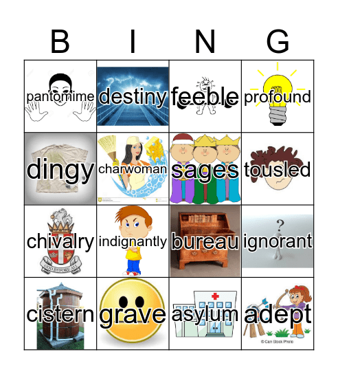 _The Magician's Nephew_ List 1 Bingo Card