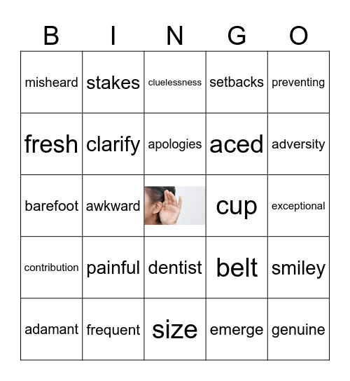 active listening bingo Card