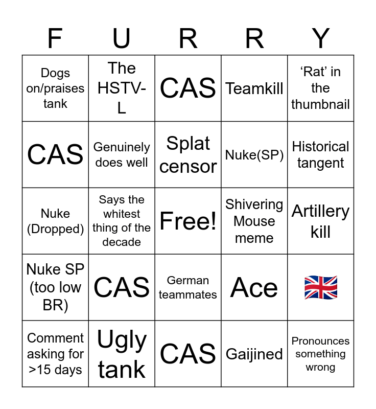 Spookston Bingo Card! Bingo Card