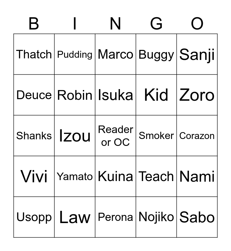 Ace Ships Bingo! Bingo Card